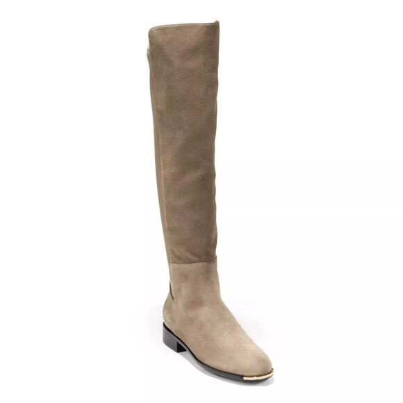 Cole Haan | Shoes | Cole Haan Womens 6 B Gray Walnut Suede Huntington ...